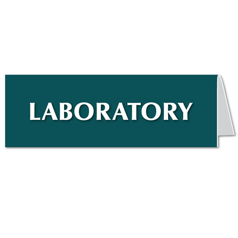 Laboratory Tent Sign | Medical Signs