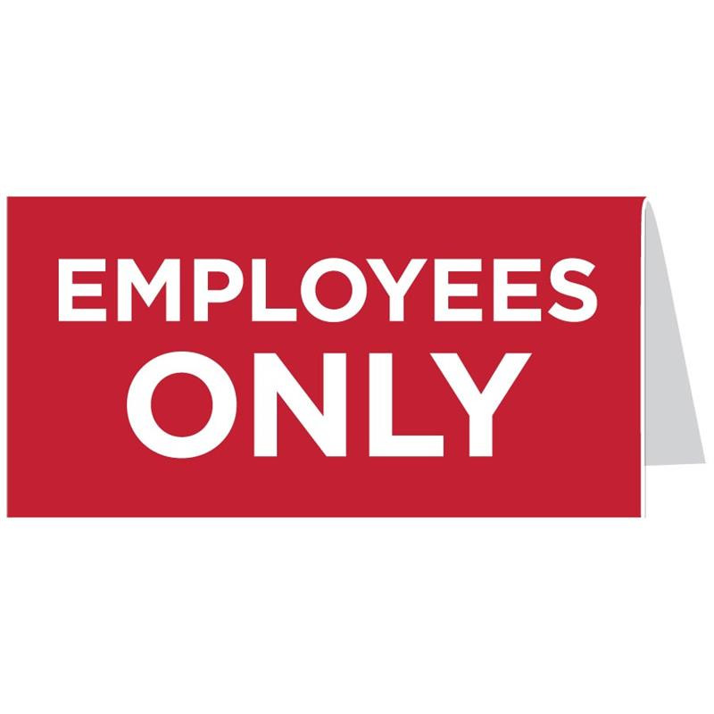 Employees Only Door Signs