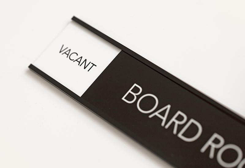 Board Room Vacant Occupied Signs | Slider Signs