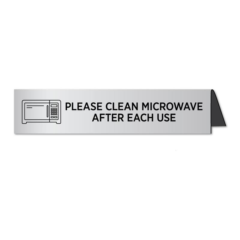 Please Clean After Use Sign