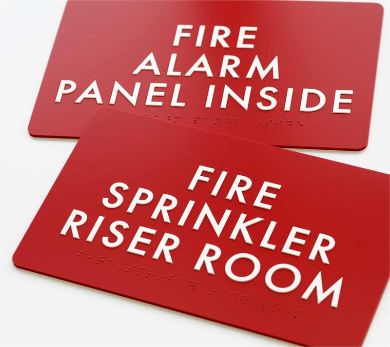 ADA Braille Signs | Fire & Sprinkler signs