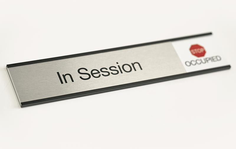 In Session Slider Sign | Sliding Availability Sign