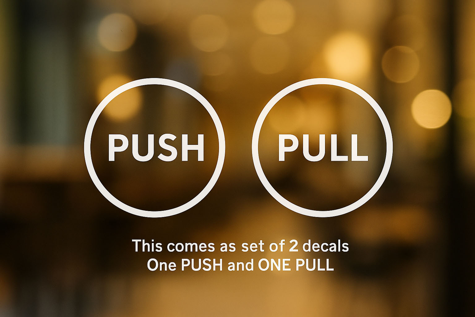 Pull & Push Signs | Office Sign Company