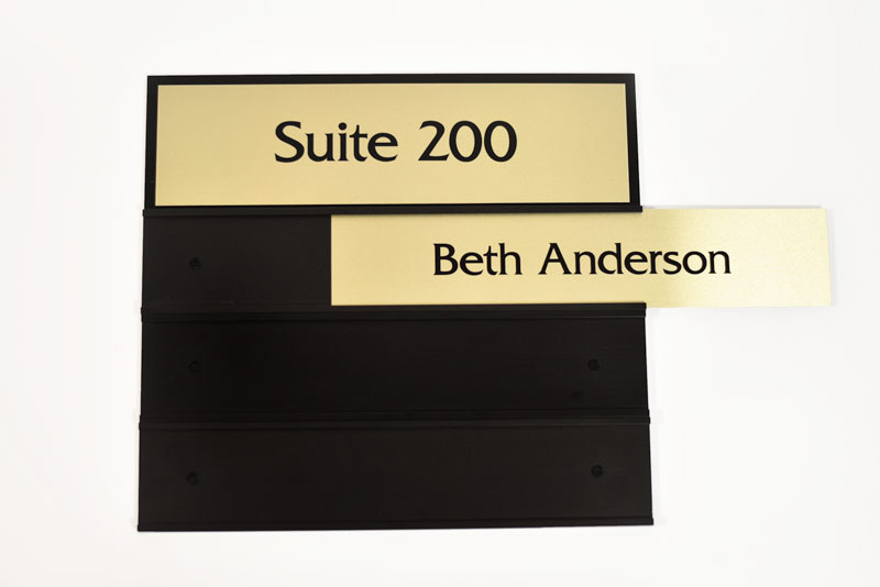 Interchangeable Name Plate Signs | Changeable Office Signage