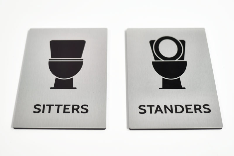 Humorous Bathroom Signs | Funny Restroom Signs for the Workplace