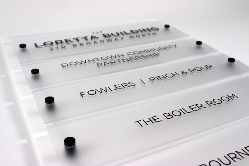 Directory & Lobby Signs - Office Sign Company