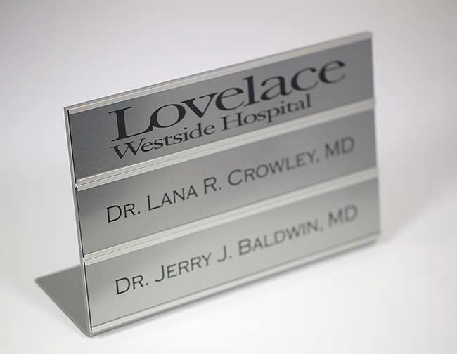 Changeble Insert Signs | Doctor Name Plates