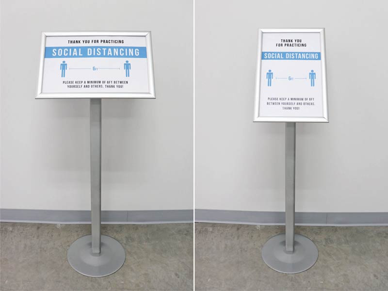 Floor Signs & Standing Signs | Office Sign Company