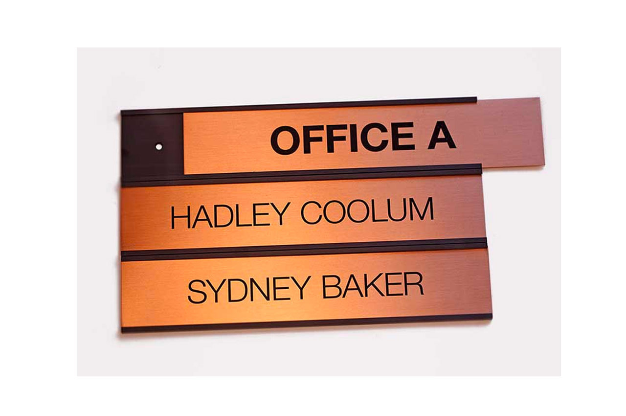 Changeable Name Plate Signs