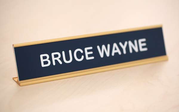 Engraved Name Plates - Office Sign Company