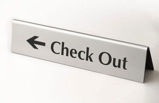 Check Out Sign | Checkout, Check In Signs Office
