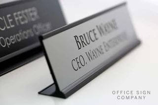 Desk Name Plates - Custom Engraved Nameplates & Signs