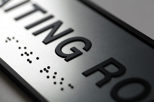 Custom ADA Braille Signs for Office | Metal Finish ADA Signs