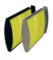 Curved Projecting Sign Inserts | Curved Sign Frames with Lens | Curved ...