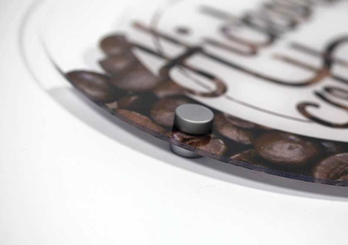 Round Office Signs with Full Color Print | Round Door Signs