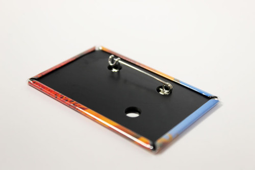 Custom Pins | Personalized Button Rectangle