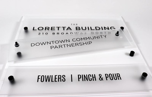 Frosted Directory Panels | Replacement Panels