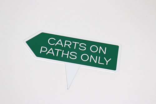 Golf Course Signs with Stake | Directional Golf Course Signs
