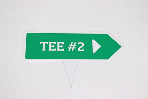 Golf Course Signs with Stake | Directional Golf Course Signs