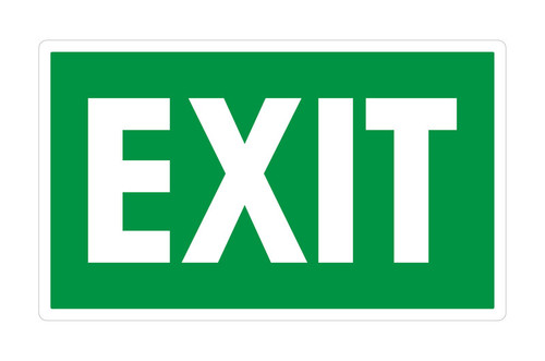 Exit Decals | EXIT Safety Stickers