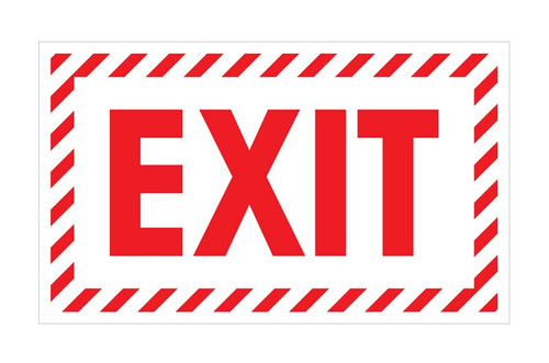 Exit Decals | EXIT Safety Stickers