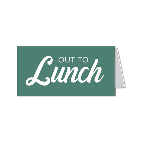 Out To Lunch Desk Sign