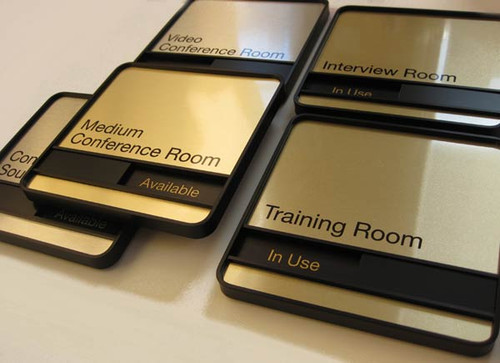 Conference Room Signs | Sliding Availability Office Signs | Room Signs