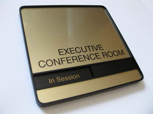 Conference Room Signs | Sliding In Out Room Signs | Availability ...