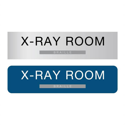 Premium ADA X-Ray Room Signs | Braille X Ray Sign