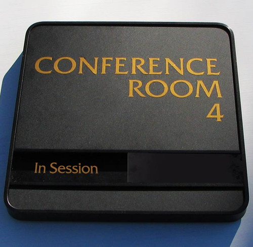 Executive Conference Room Signs | Availability In-Out Signs | Sliding ...