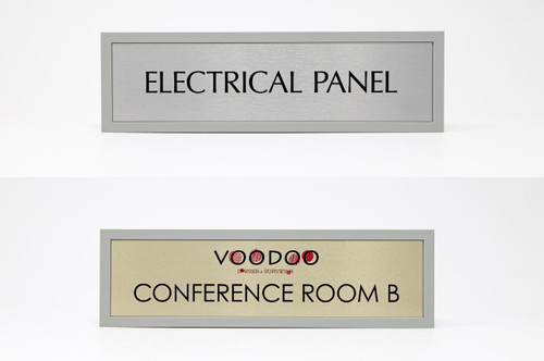 Engraved Office Signs | Interchangeable Name Plates | Engraved Door Signs