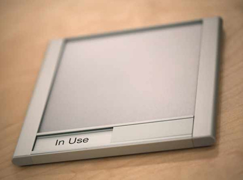 Conference Room Signs | Sliding In Out Signs & Insert Office Signs
