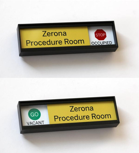 Occupied Signs | Sliding Office Door Signs | Room Availability Door Signs