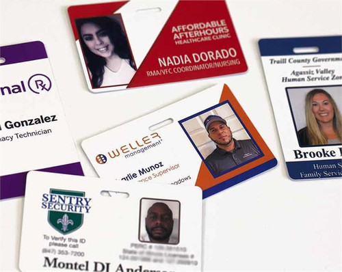 Custom ID Badges | Identification Badges No Setup Fee