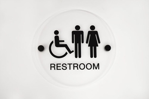 Stylish Restroom Signs with Braille - Cool Bathroom Signs ADA | Fargo, ND