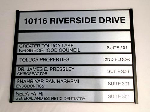 Directory & Lobby Signs - Office Sign Company