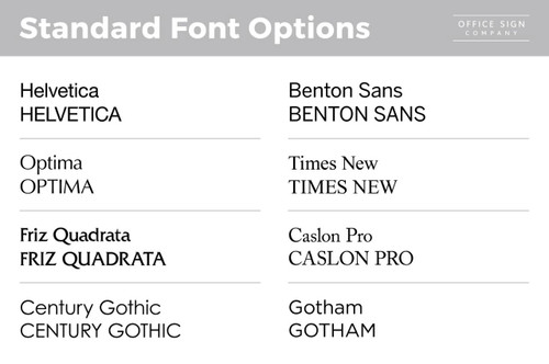 Building Directory Signs | Suite Directory Signs | Office Wayfinding Signs