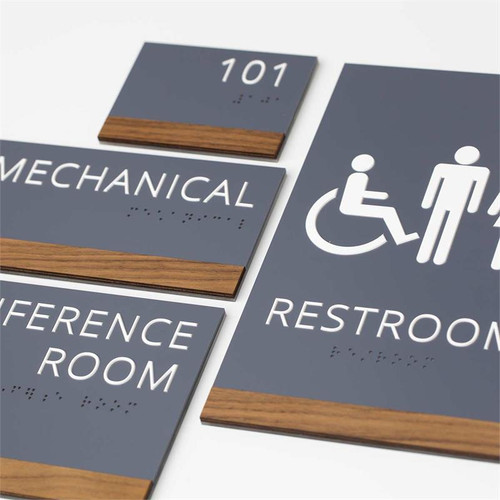 Best ADA Door Number Number Signs | New Construction Signs