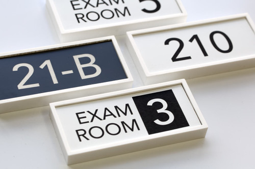 Exam Room Signs, Room Numbers, Doctor's Offices | Door Signs
