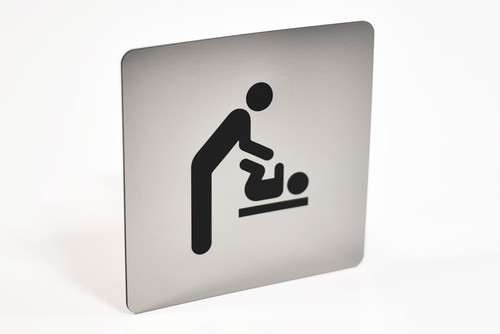 Baby Changing Station Sign - Bathroom Signs