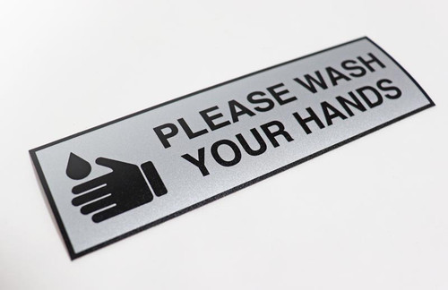 Wash Your Hands Decal | Hand Hygiene Label