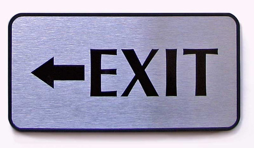 Exit Signs for Office Wall | Check-Out Signs | Policy Wall Signs for Office