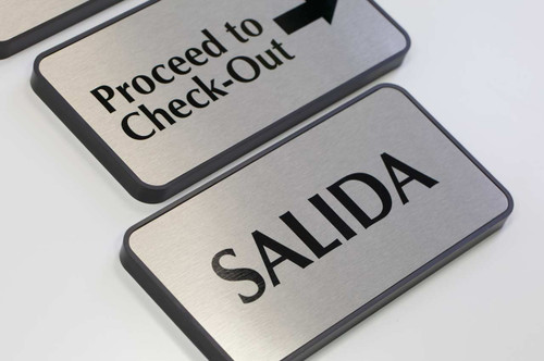 Exit Signs for Office Wall | Check-Out Signs | Policy Wall Signs for Office