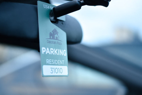 Custom Hanging Parking Permits | Personalized Hanging Parking Tags