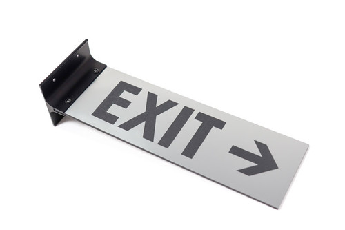 Exit Sign - Double Sided | Wayfinding Exit Sign