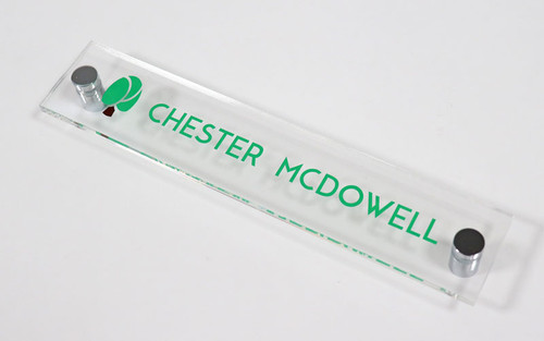 Clear Acrylic Wall Signs & Name Plates