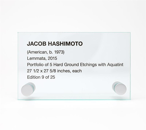 Museum and Painting Name Placards