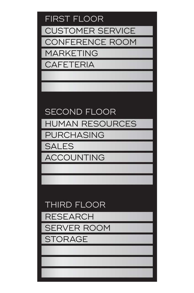 Office Signs - Wayfinding Signs - Directory Signs - Office Sign Company