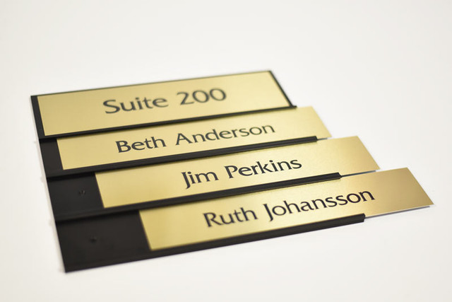 Wall Nameplates - Office Sign Company