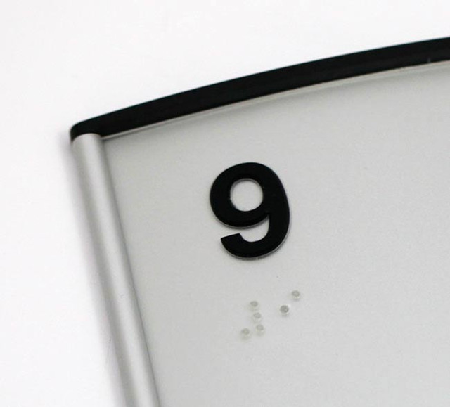 Curved Sign Frames with Free Personalization - Curved Office Signs